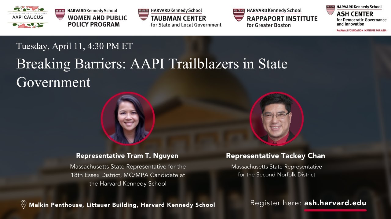 Breaking Barriers: AAPI Trailblazers in State Government – Ash Center