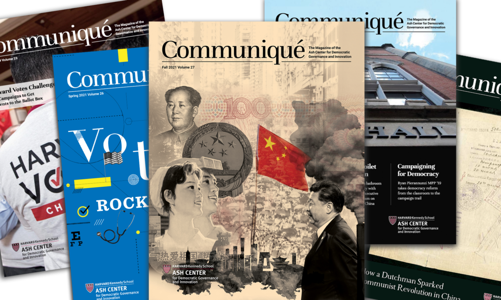 Fall 2021 Communiqué Magazine – Ash Center