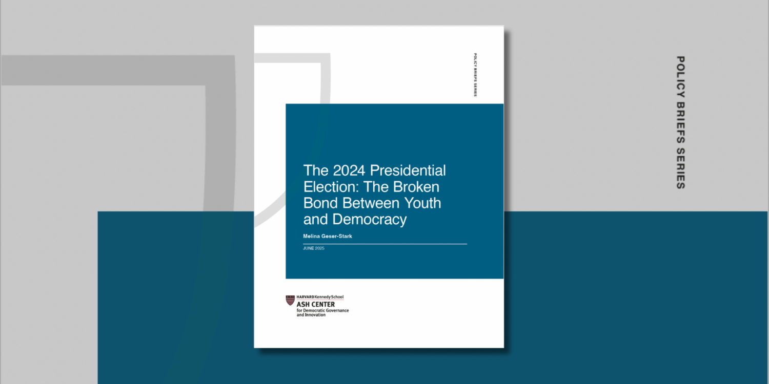 Charting a new course for the future of American conservatism – Ash Center